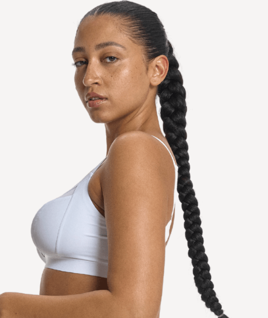 Nala Support Wirefree Bralette - Snow Cone - Curvy Bras