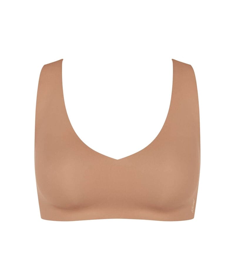 Sloggi ZERO Feel 2.0 Wire-free Bralette - Nostalgic Brown - Curvy Bras