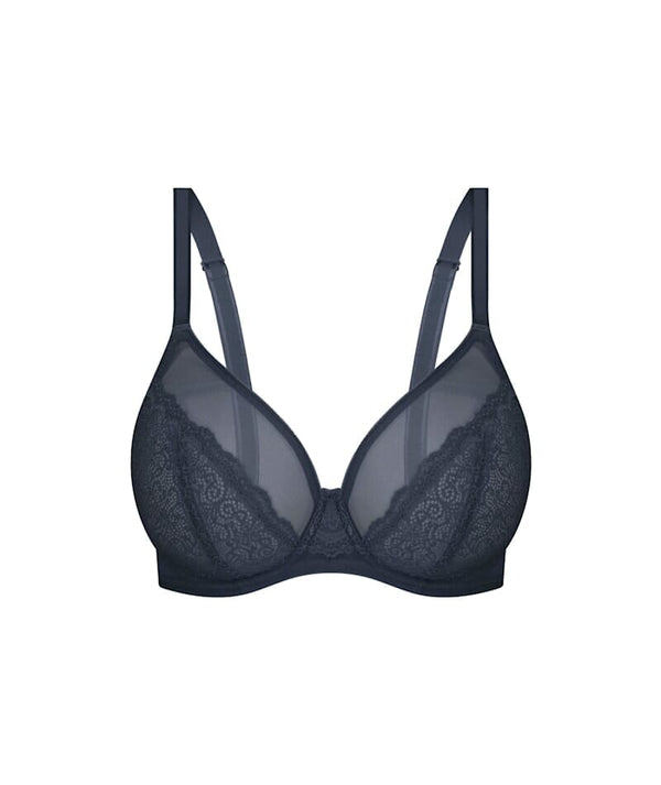 Triumph Sheer Minimizer Bra - Nuit - Curvy Bras
