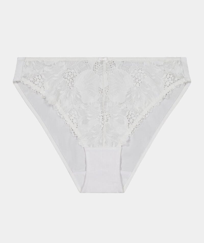 Bendon Thea Bikini Brief - White - Curvy Bras