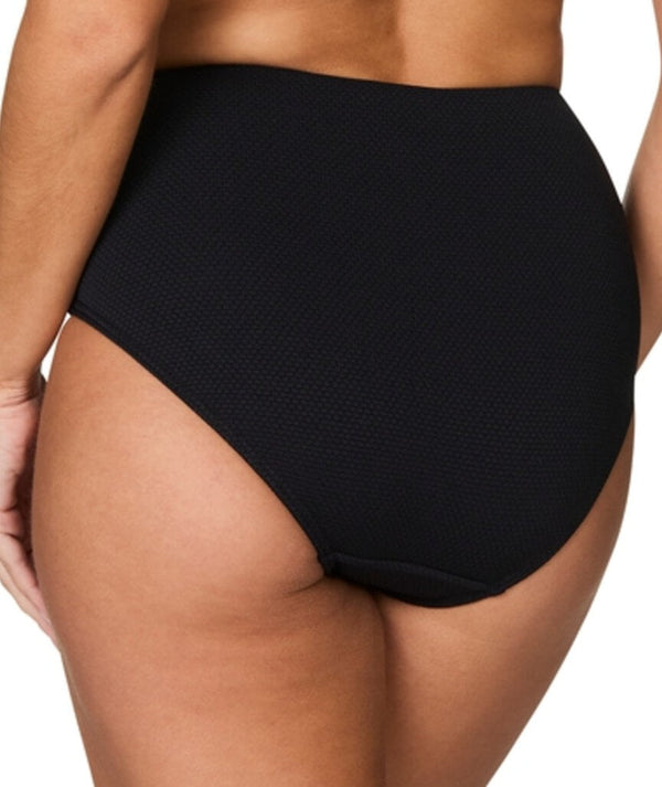 Nip Tuck Must Haves Bette High Waist Low Leg Bikini Pant- Black - Curvy Bras