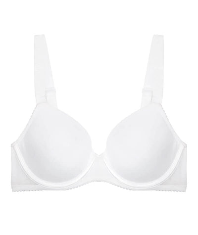 Bendon Body Basics Full Coverage Contour Bra - White - Curvy Bras