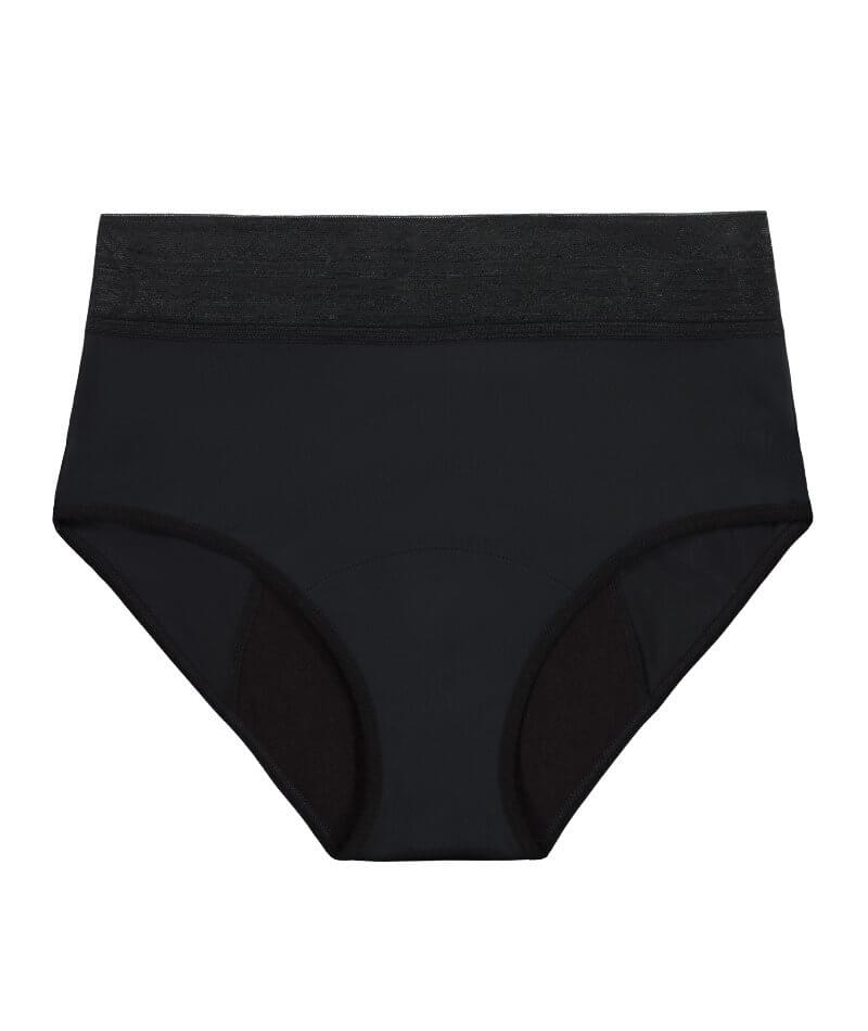 Bendon Flo Heavy Full Brief - Black - Curvy Bras