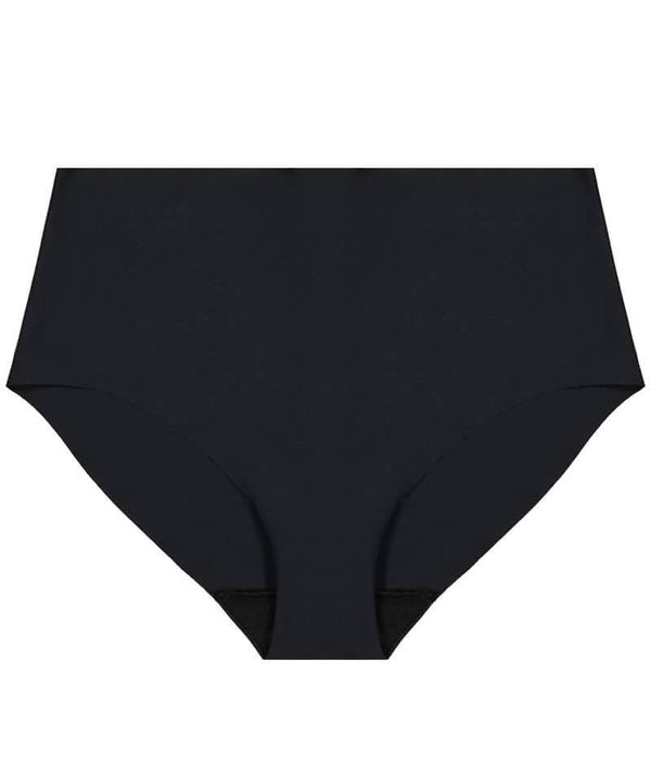 Bendon No Show High Rise Brief - Black - Curvy Bras