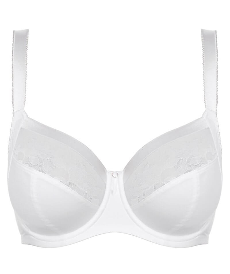 Fantasie Illusion Underwire Side Support Bra - White - Curvy Bras