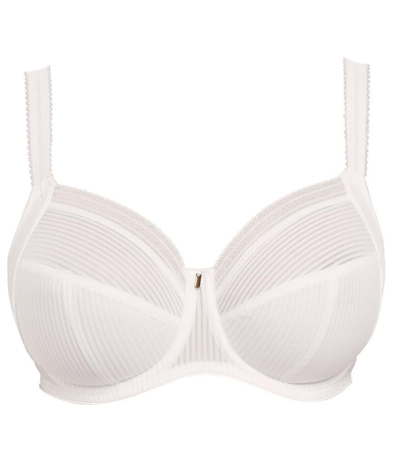 Fantasie Fusion Underwired Full Cup Side Support Bra - White - Curvy Bras