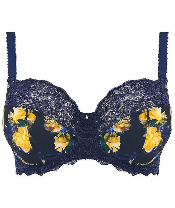 Fantasie Lucia Underwired Side Support Bra - Navy - Curvy Bras