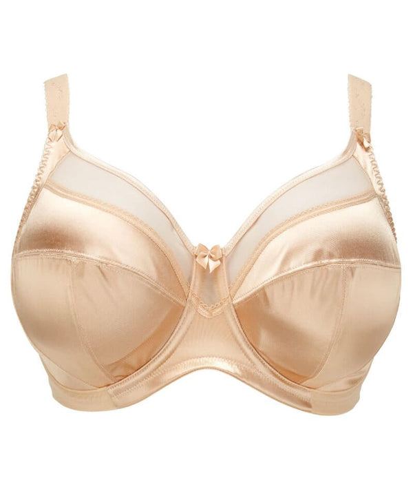 Goddess Keira Underwired Banded Bra - Nude - Curvy Bras