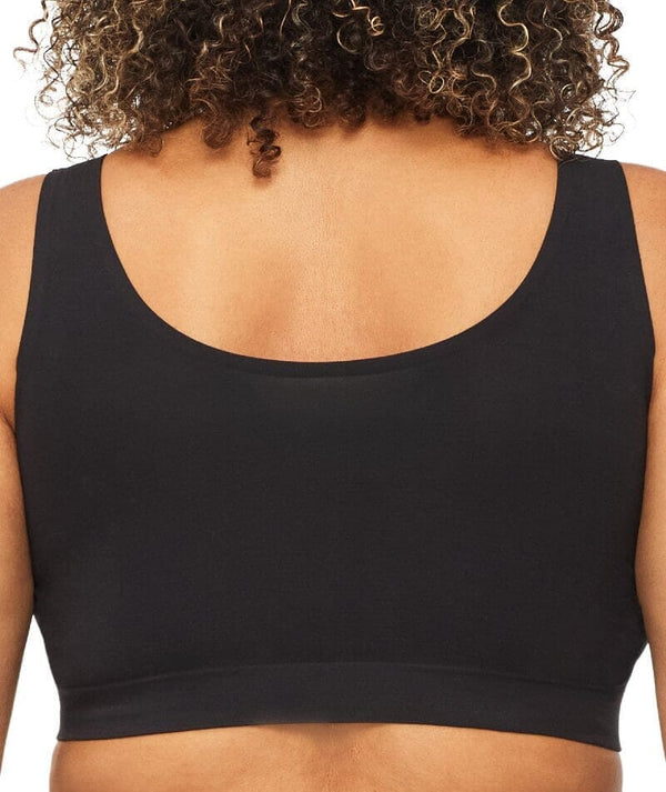 Nancy Ganz Bamboo Essentials Lined Bralette - Black - Curvy Bras