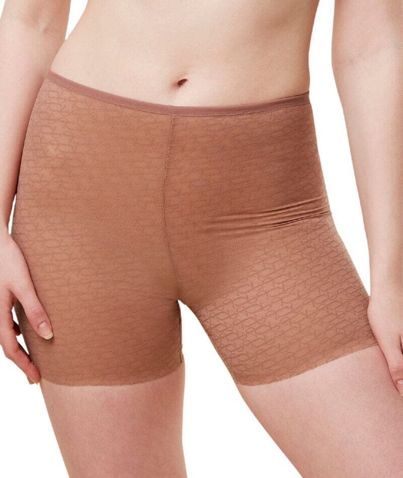 Triumph Signature Sheer Shapewear Short Toasted Almond Curvy Bras